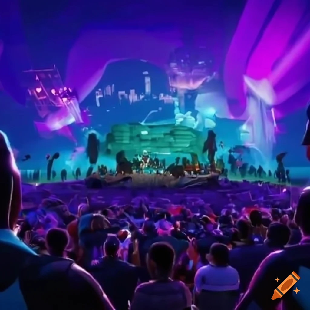 Epic live event in fortnite game on Craiyon