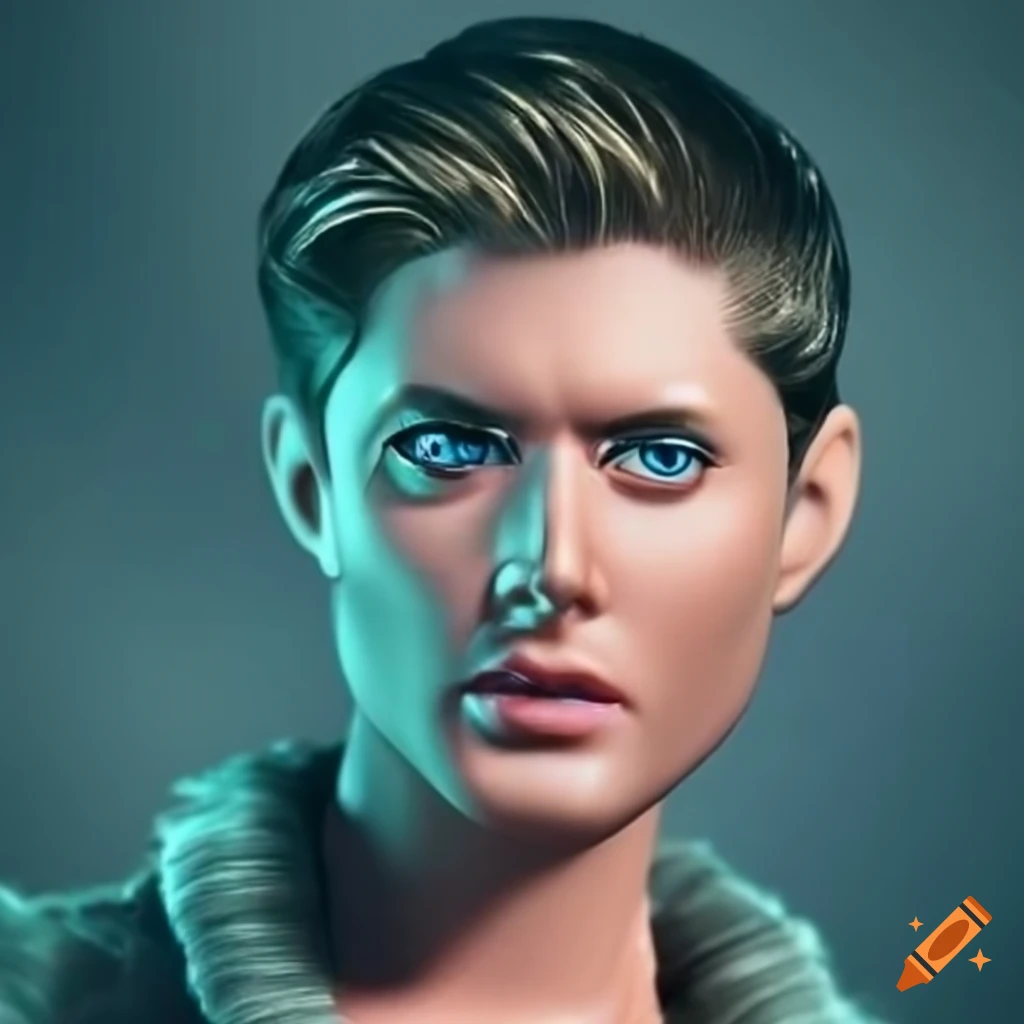Character parody of dean winchester as barbie on Craiyon