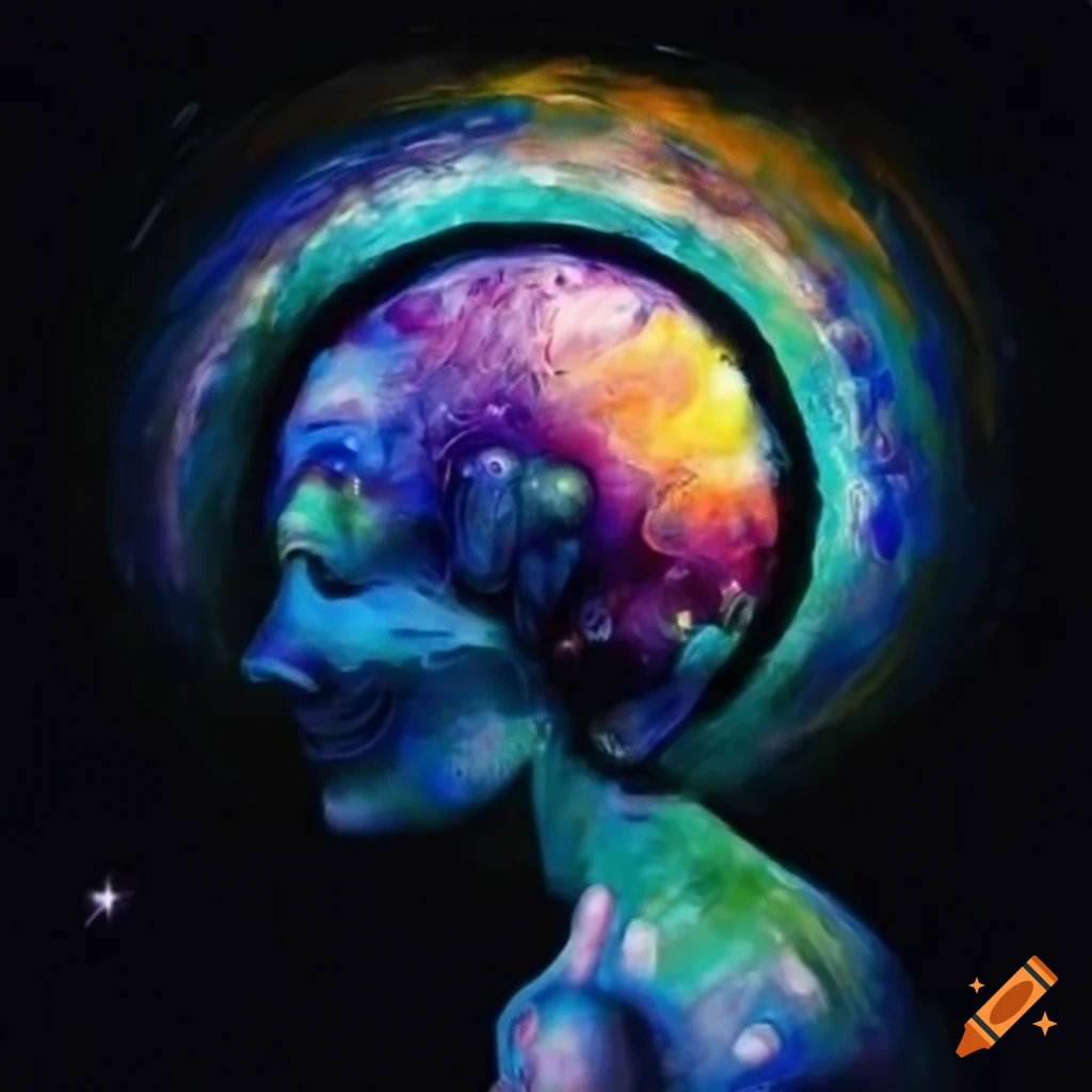 Pintura impresionista en un universo místico on Craiyon