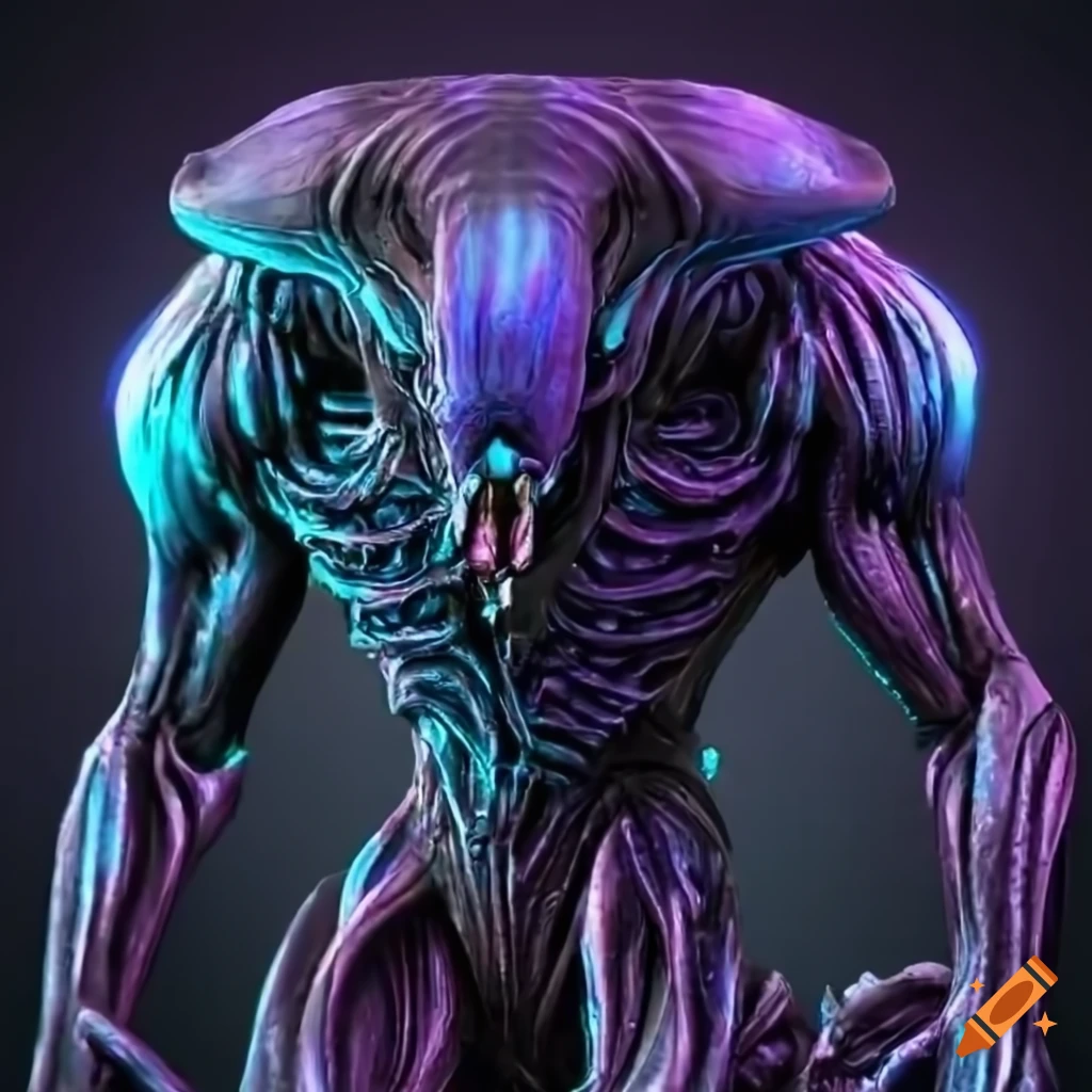 Sci-fi creature inspired by a giant isopod on Craiyon