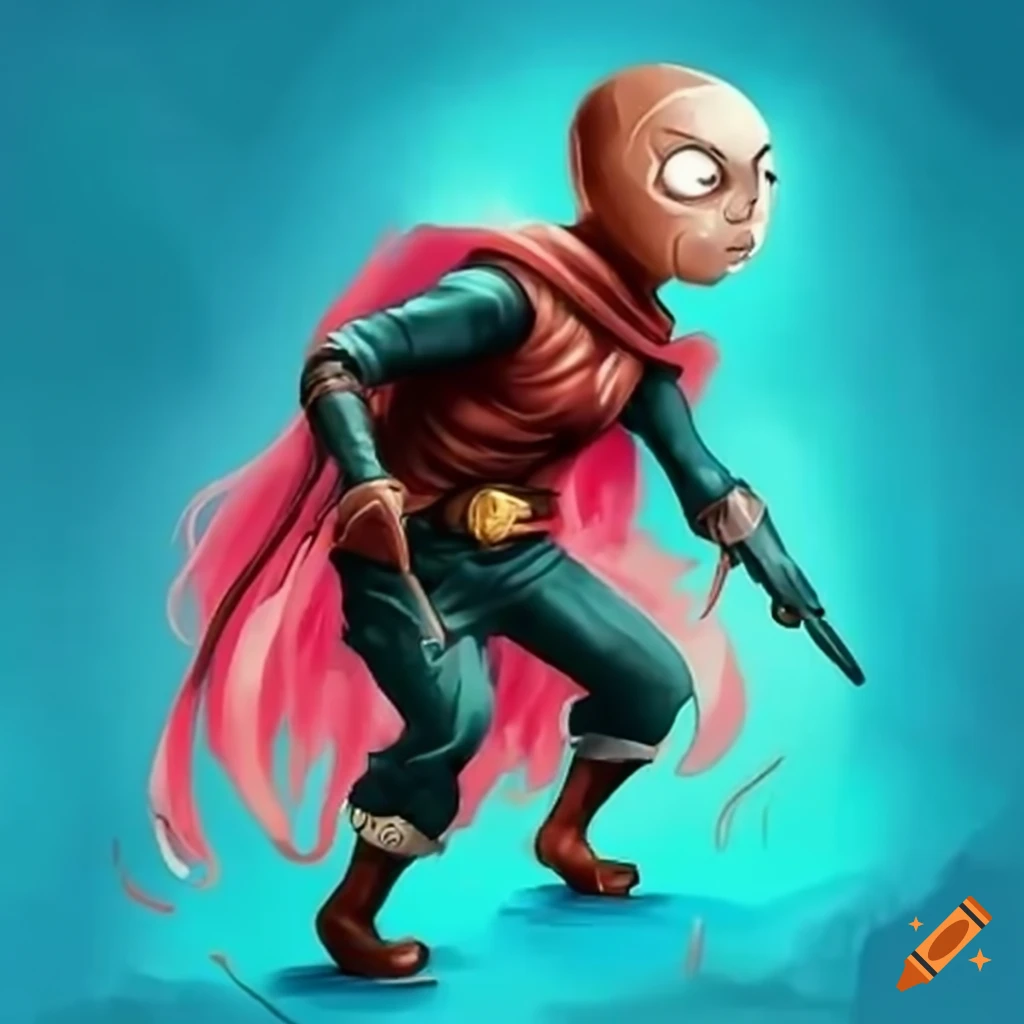 Illustration Of Boddy Squids A Daring Vigilante Hero On Craiyon