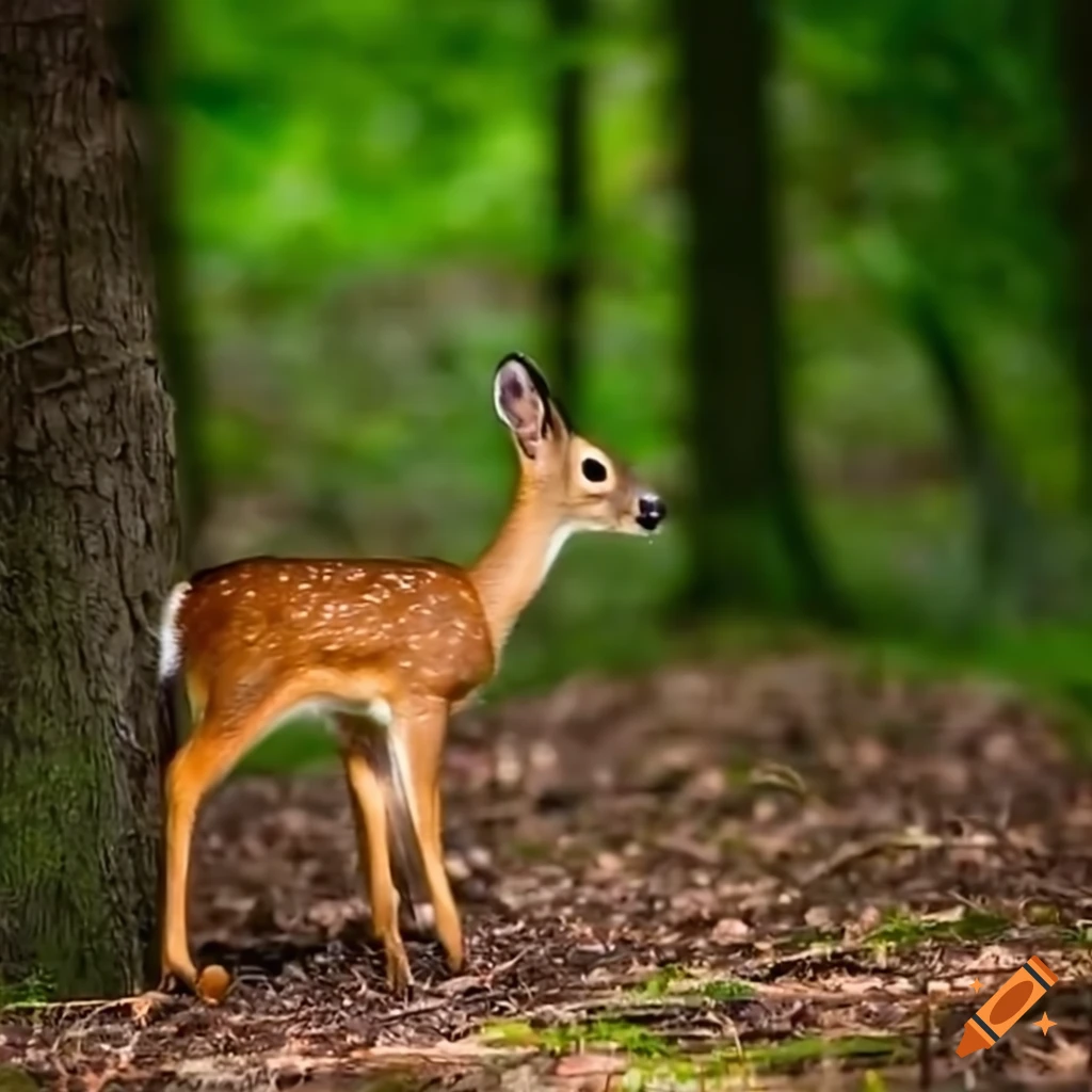 Deer images created on Craiyon