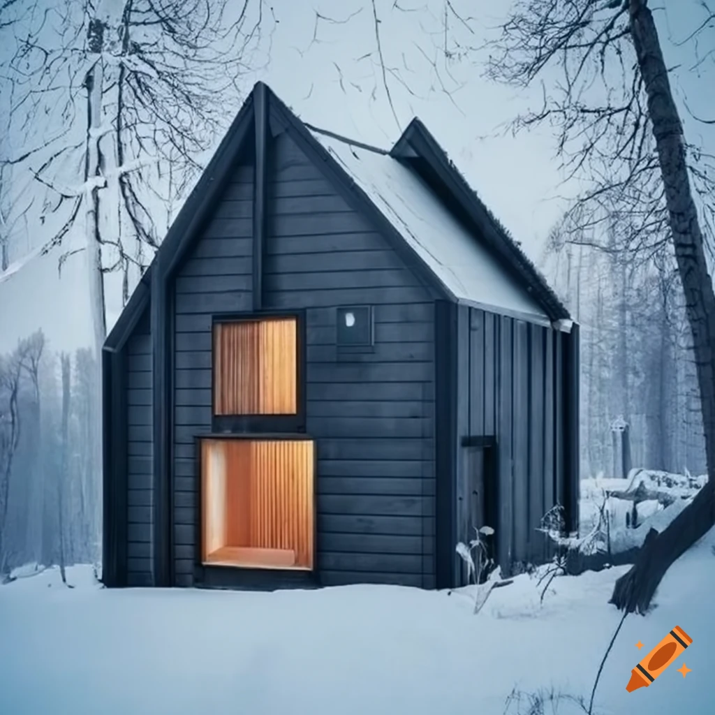 Minimalist nordic cabin architecture