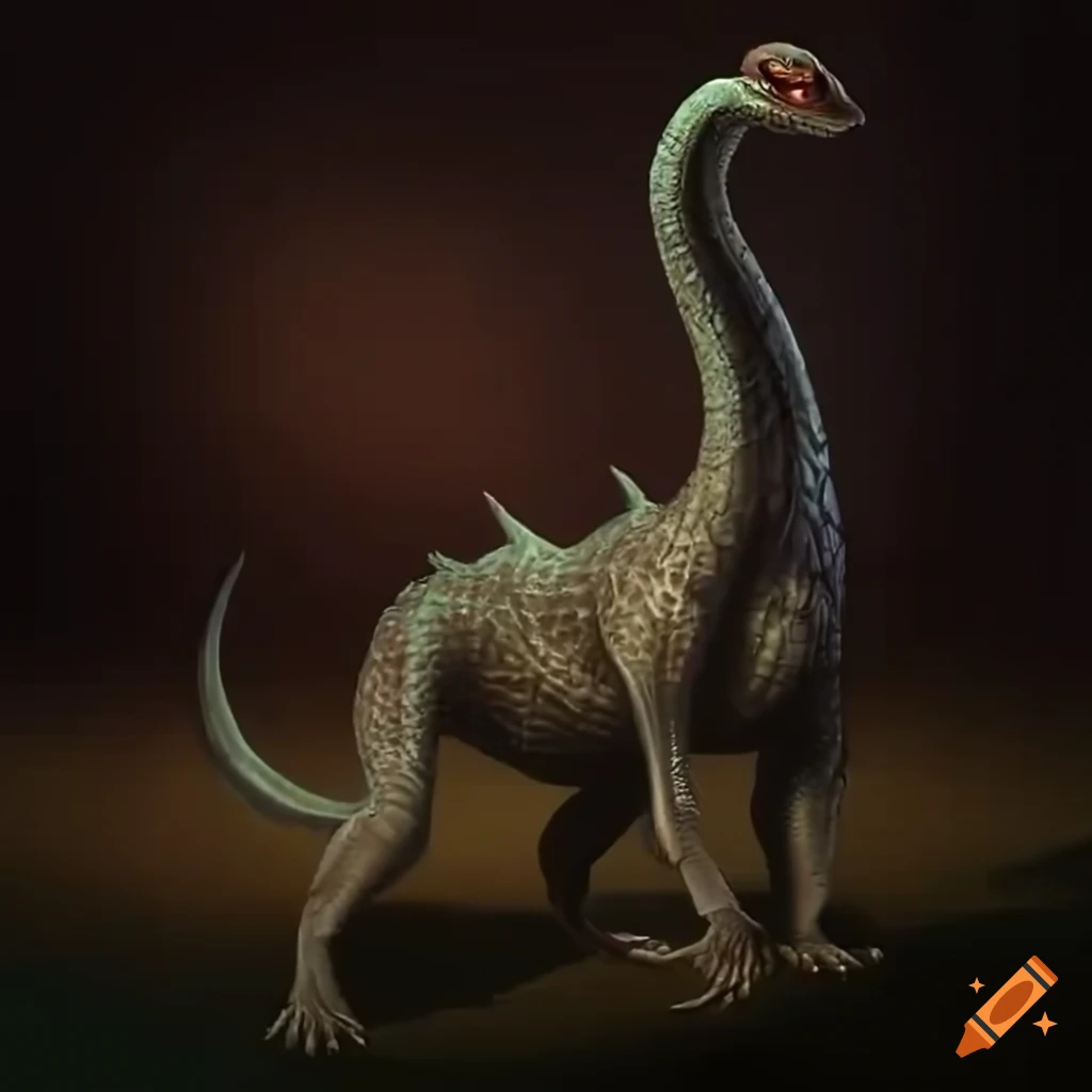 Artwork of an elegant scaly creature with trusting eyes