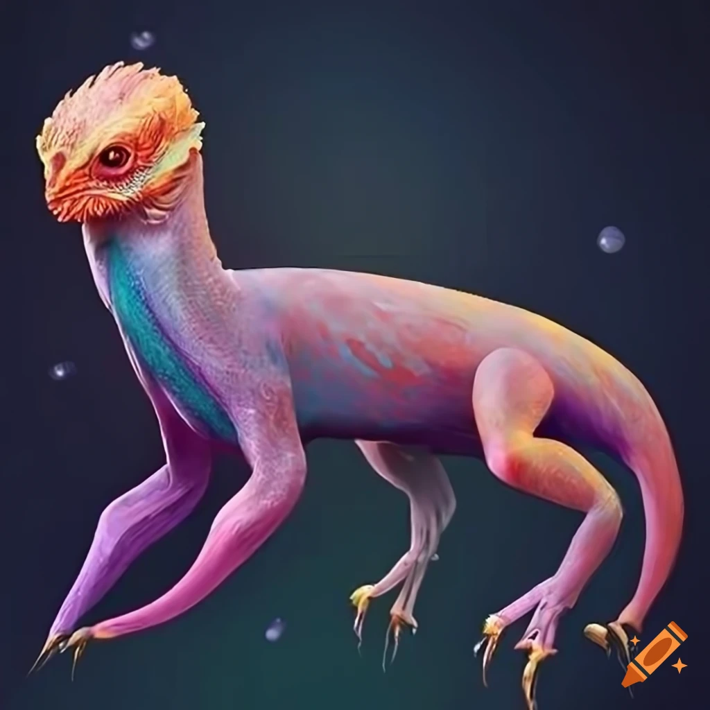 Elegant and beautiful mythical creature on Craiyon