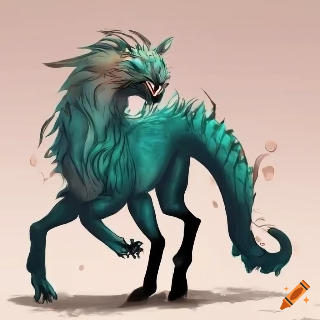 Image of an elegant and graceful mythical creature