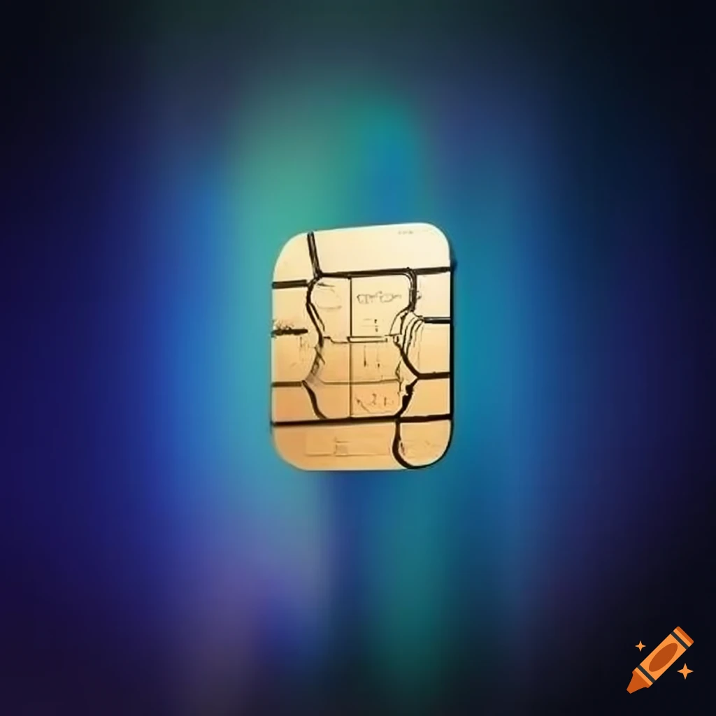 Animated sim card illustration