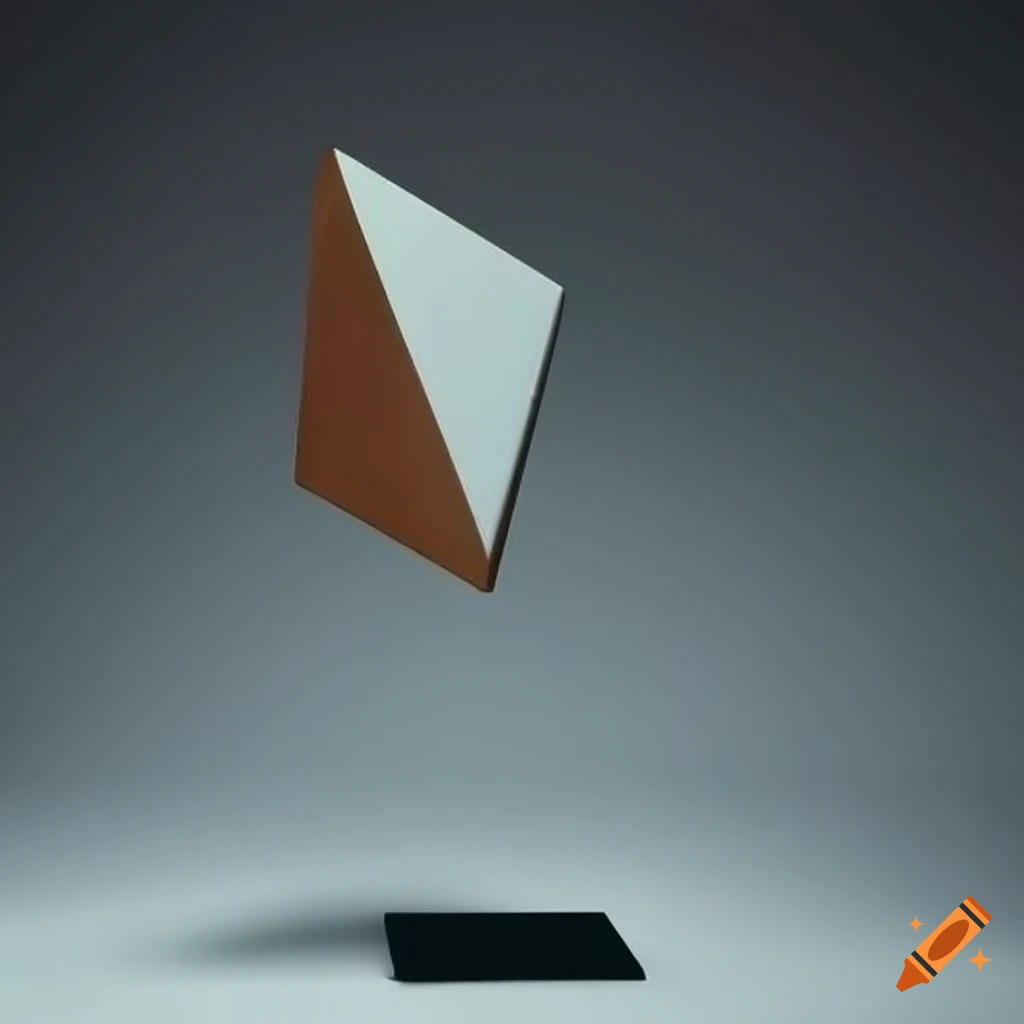 Abstract angular sculpture graffiti art on Craiyon