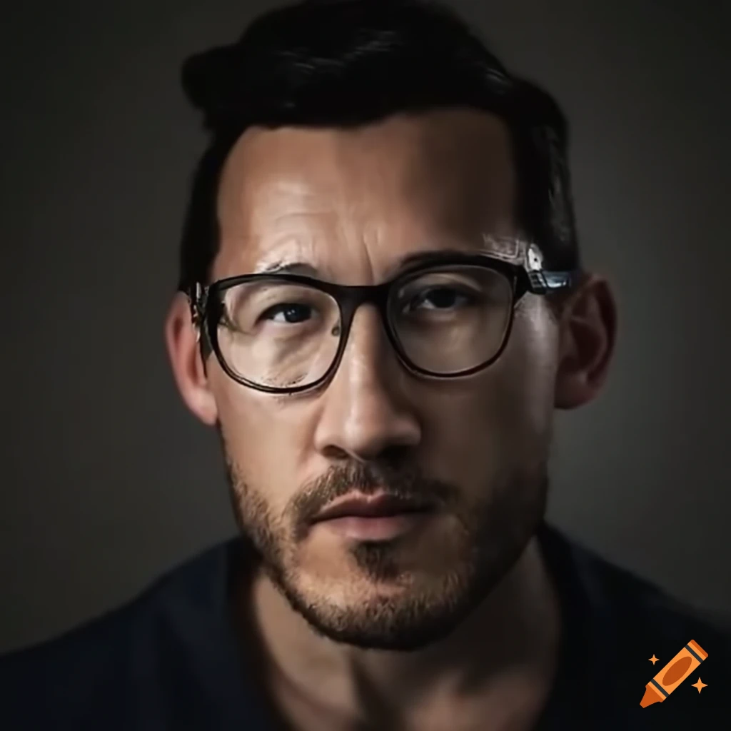 Portrait of markiplier on Craiyon