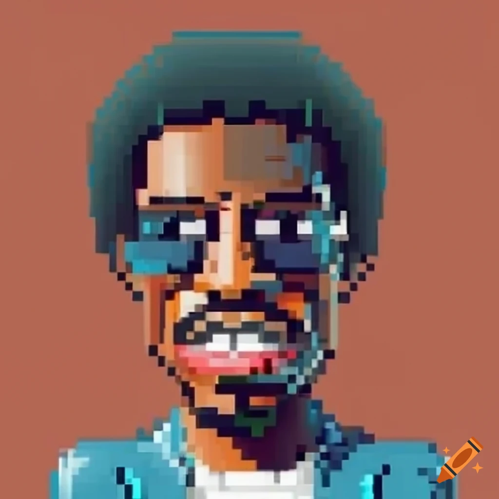 Andre 3000 as a 16 bit character