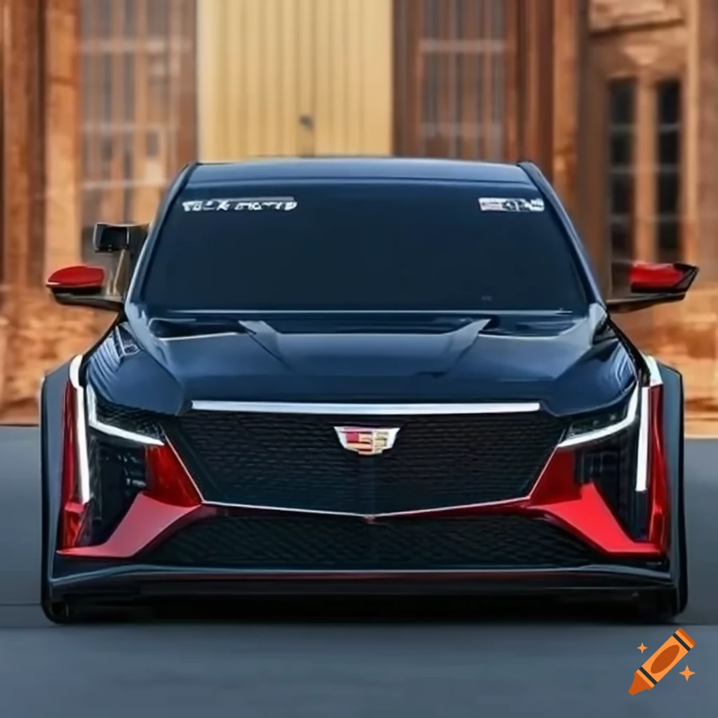 Rear view of 2024 cadillac ct4 dtm on Craiyon