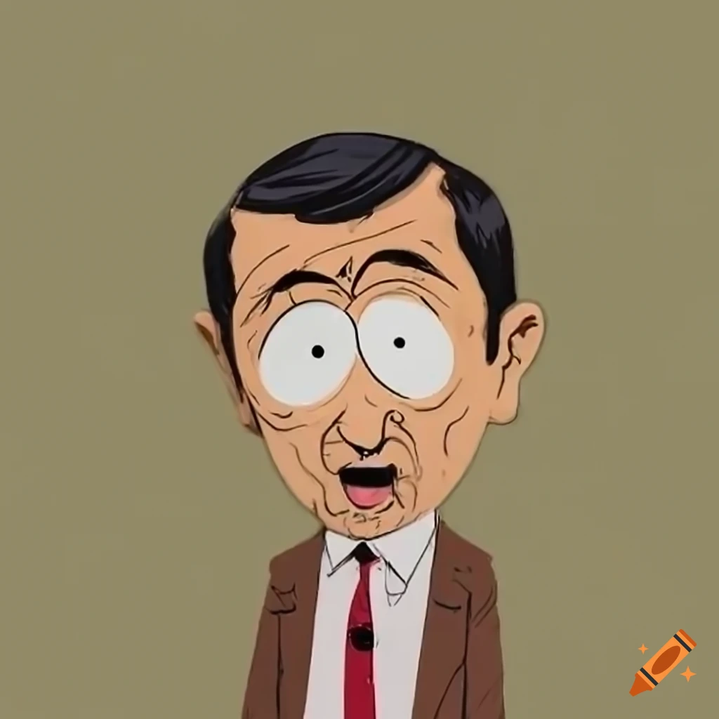 Mr. bean character from south park