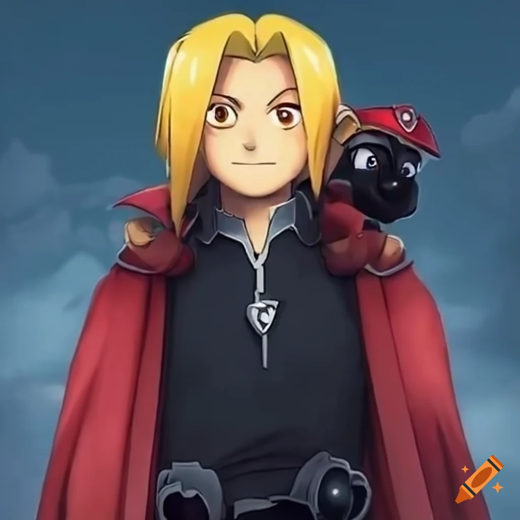 Paw Patrol Characters Dressed As Edward Elric On Craiyon