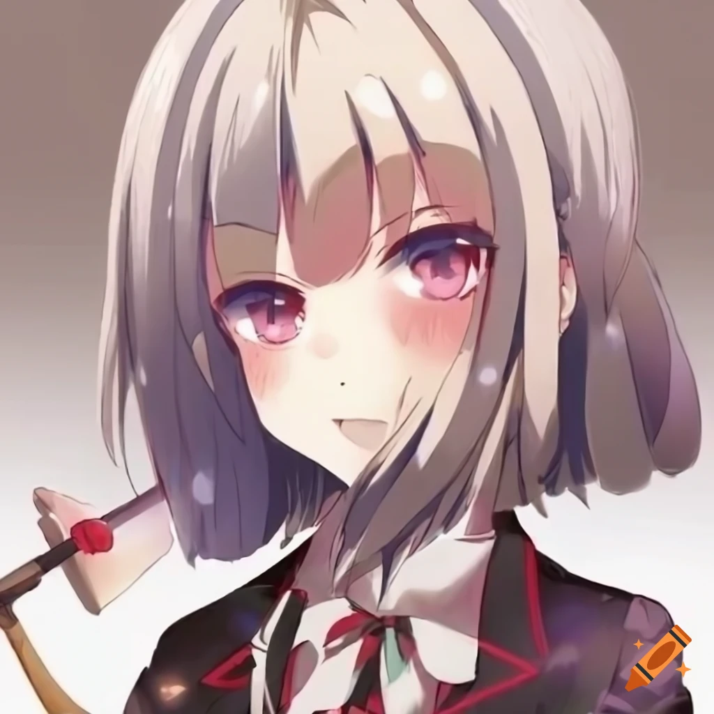 Anime chibi illustration of kana arima