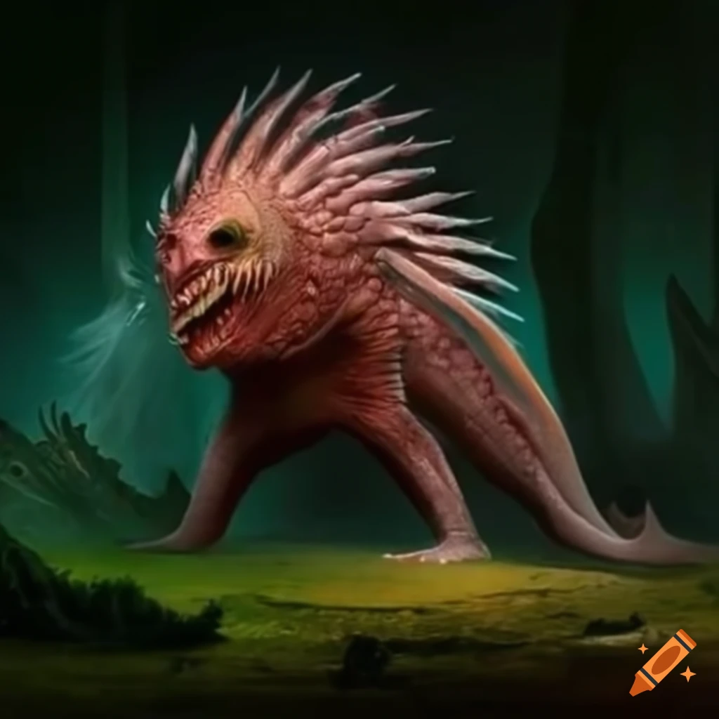 Image of fascinating creatures from another planet on Craiyon