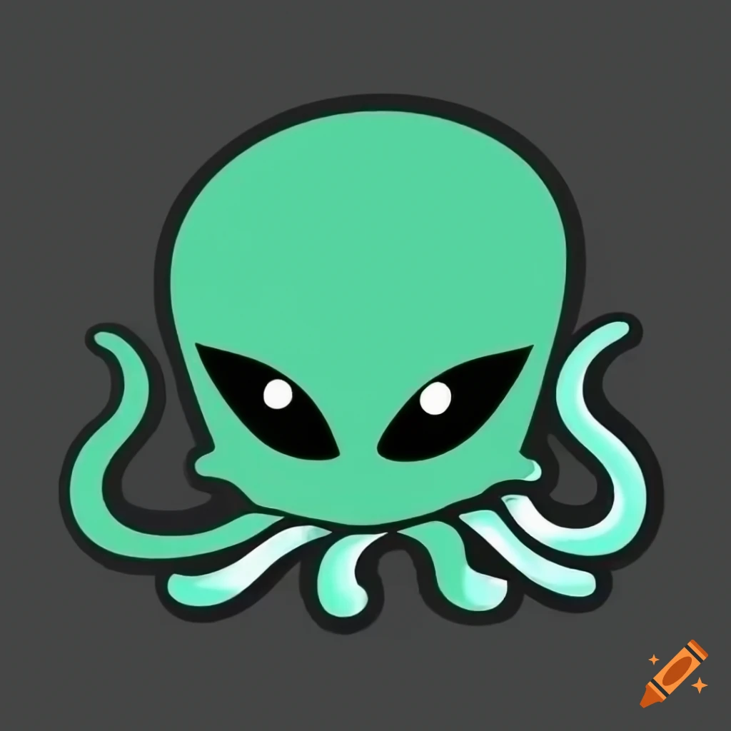Logo of an alien octopus on Craiyon
