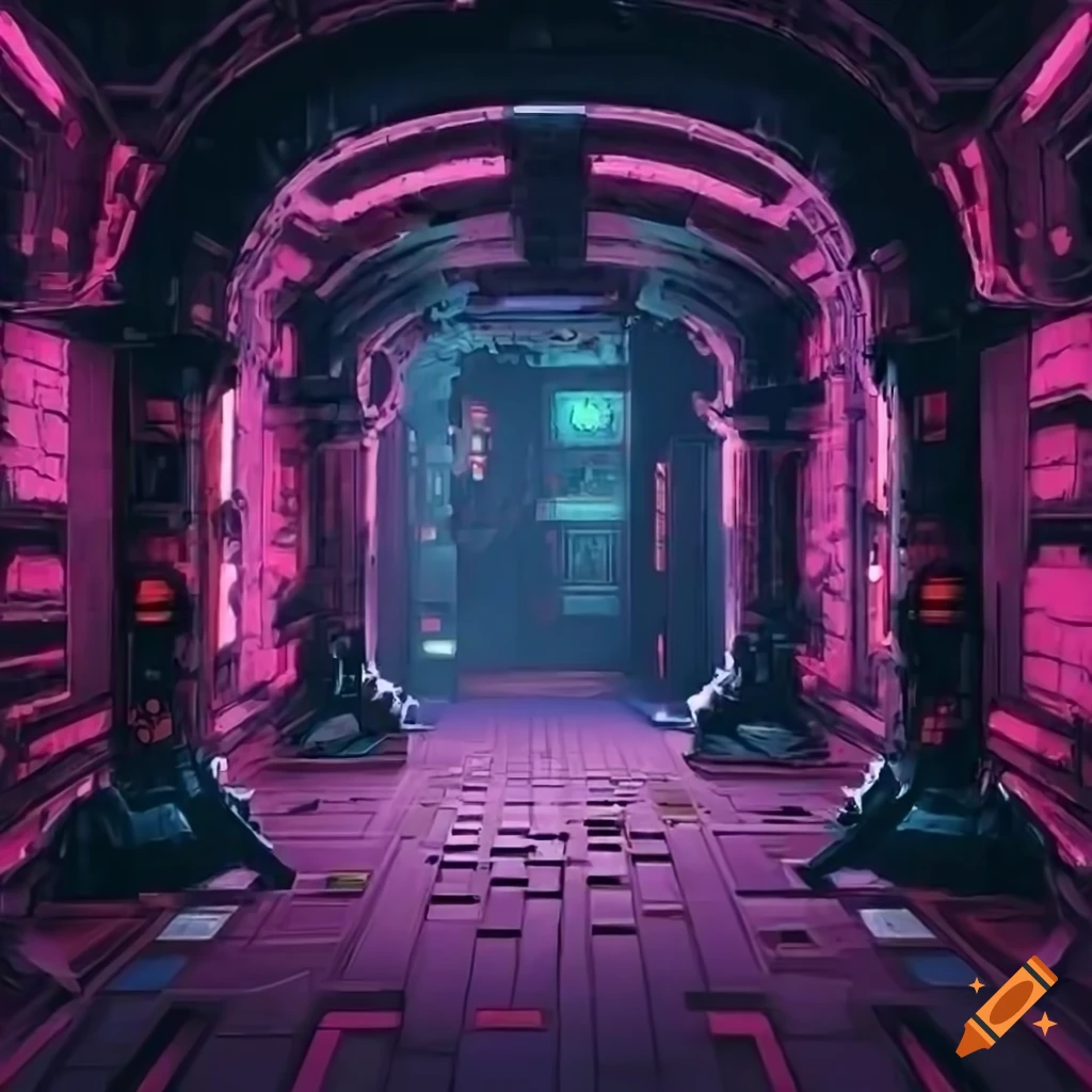 Cyberpunk hacker basement. neone. photorealistic, cinematic on Craiyon