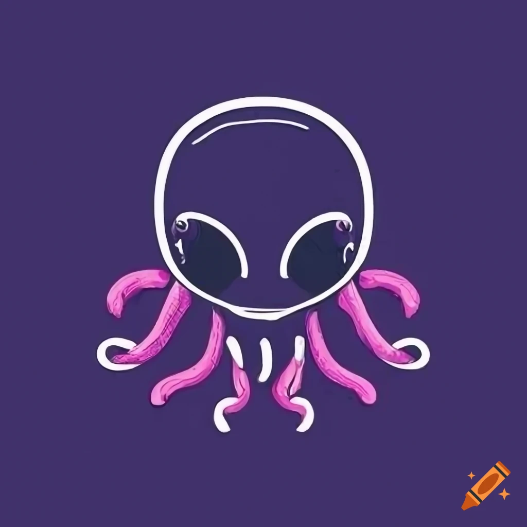 Logo of an alien octopus on Craiyon