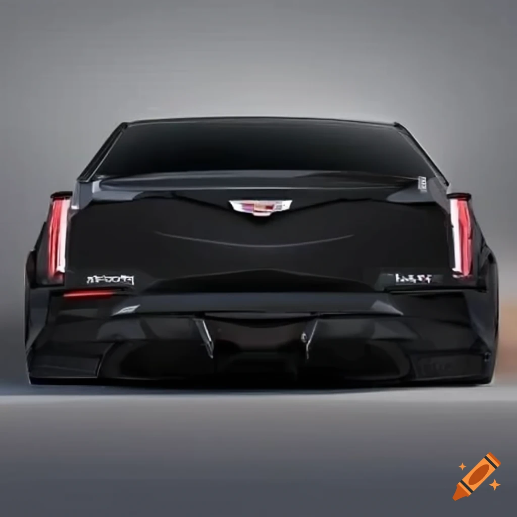 Rear view of 2024 cadillac ct4 dtm racing car on Craiyon