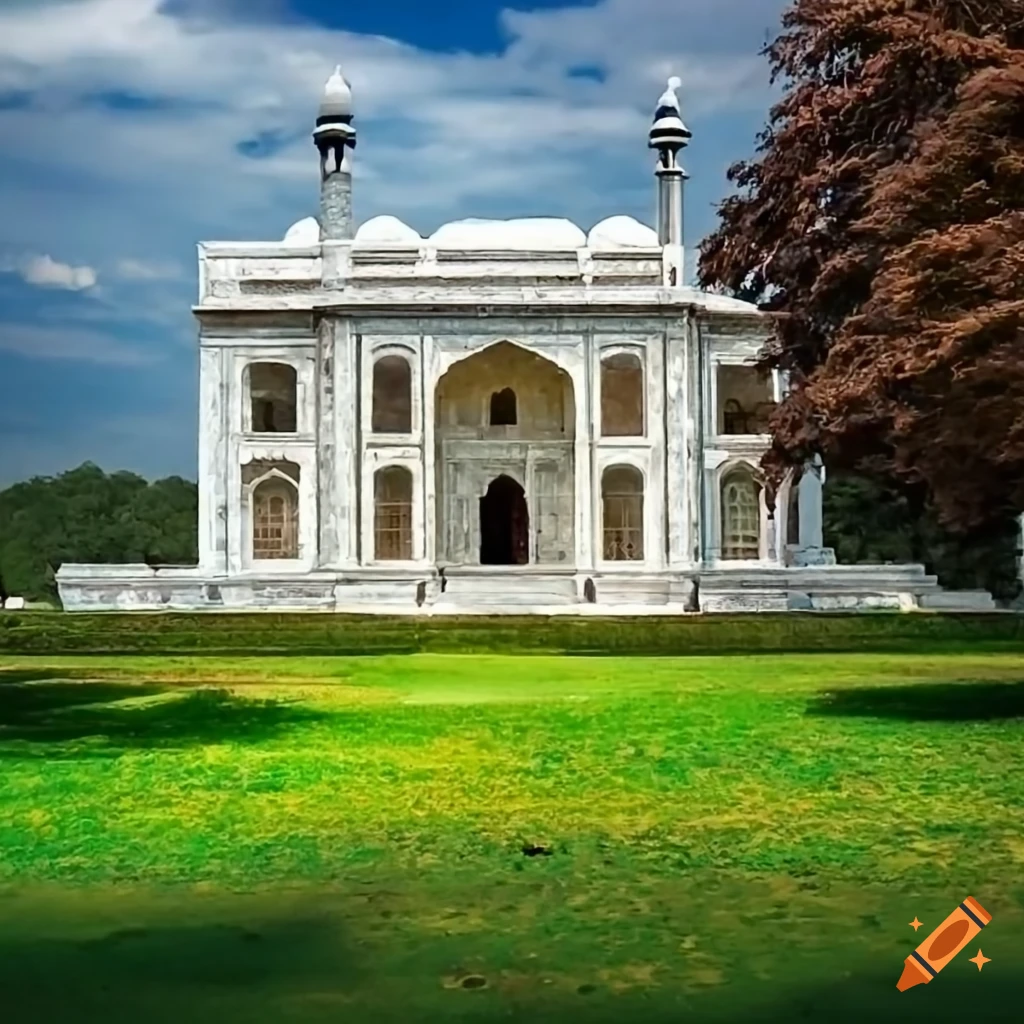 Front view of mughal mahal white house