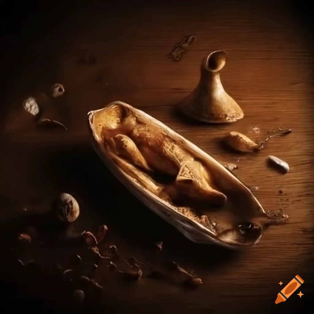 Traditional mediterranean dish: barca con garum