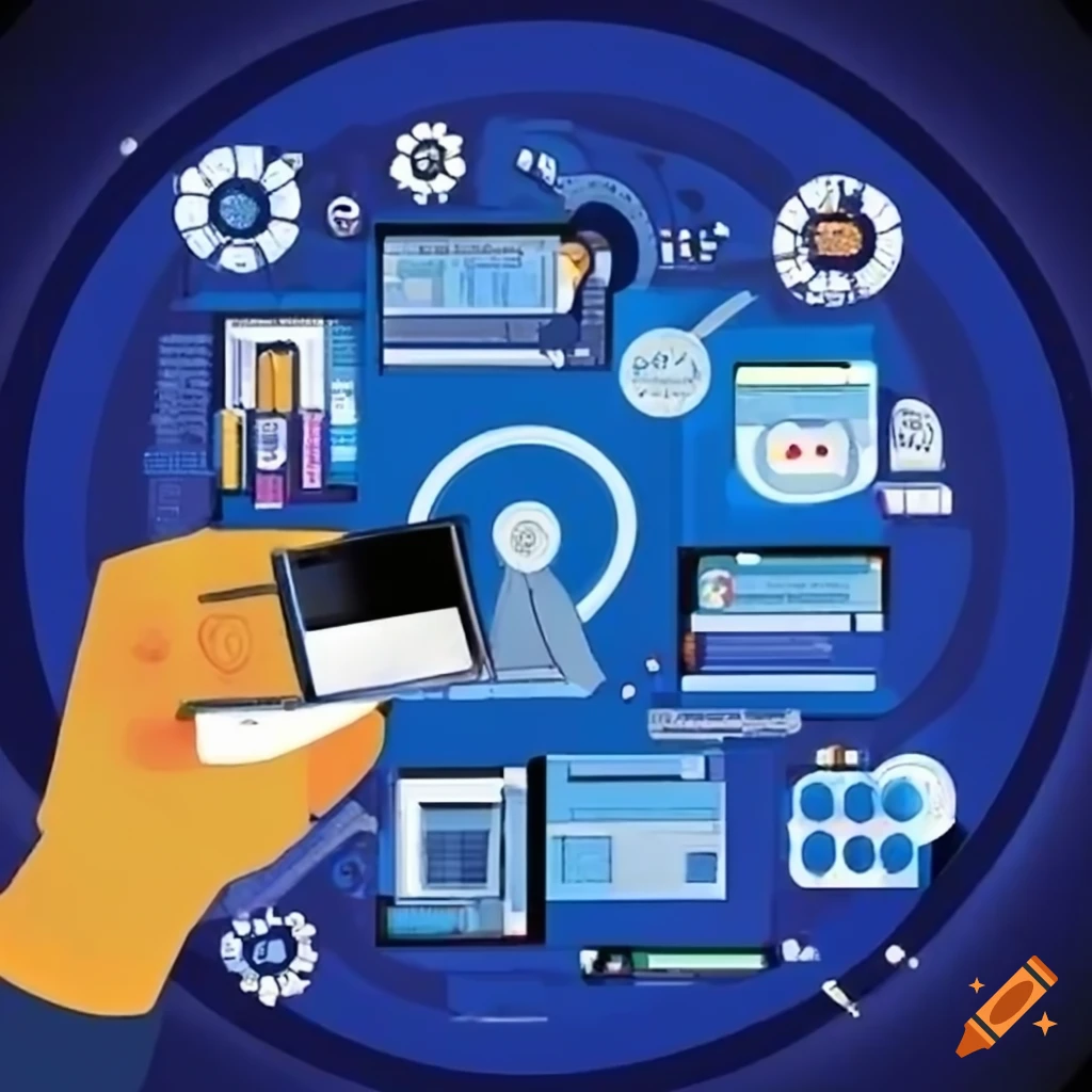 Visual representation of business metrics on Craiyon