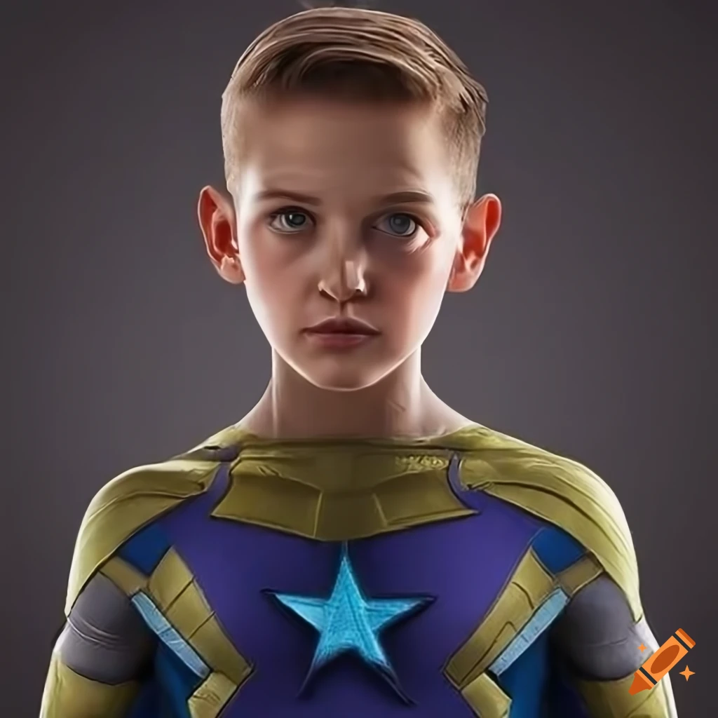 Realistic artwork of a young marvel superhero