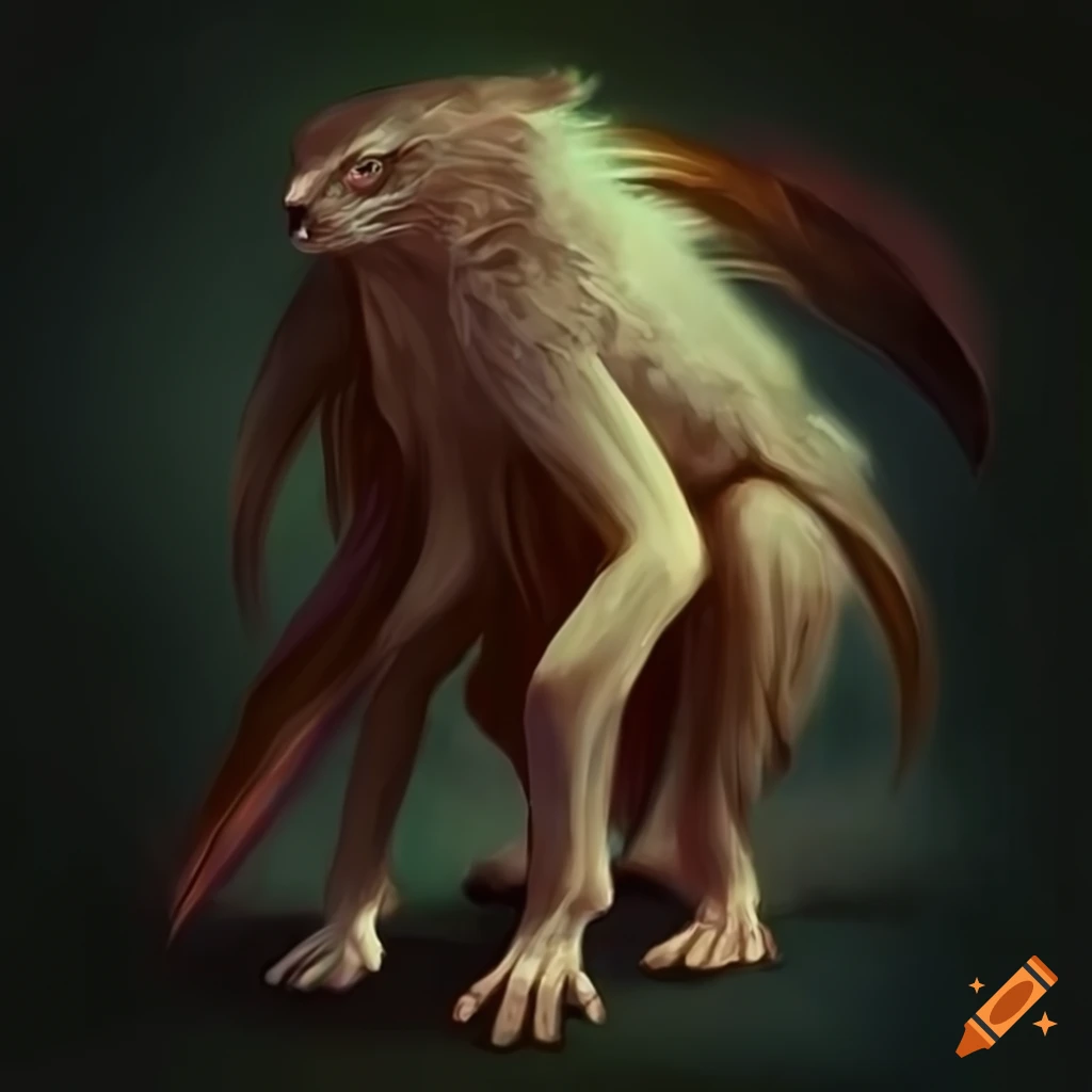 Exquisitely beautiful mythical creature on Craiyon