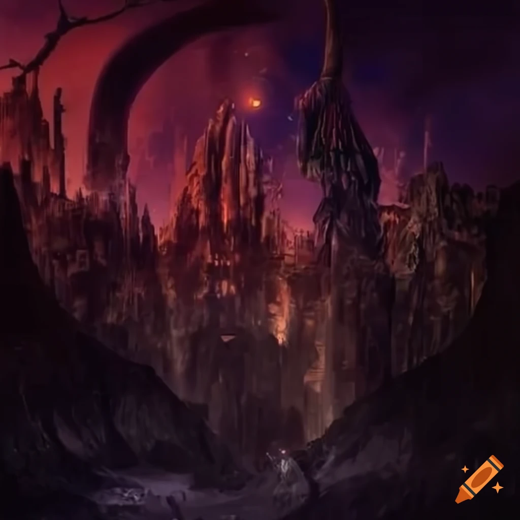 Sci-fi artwork of a mycelial alien city