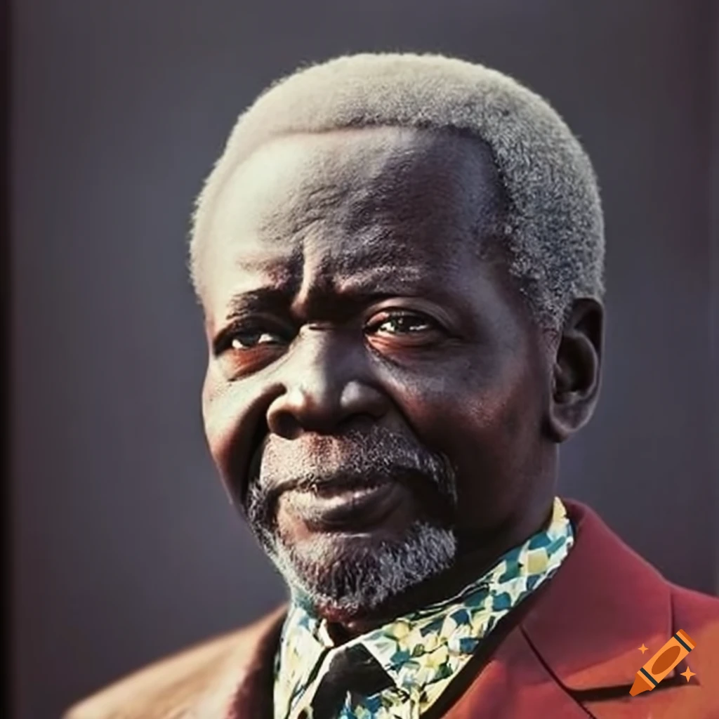 Jomo kenyatta, leader of kenya in 1964 on Craiyon