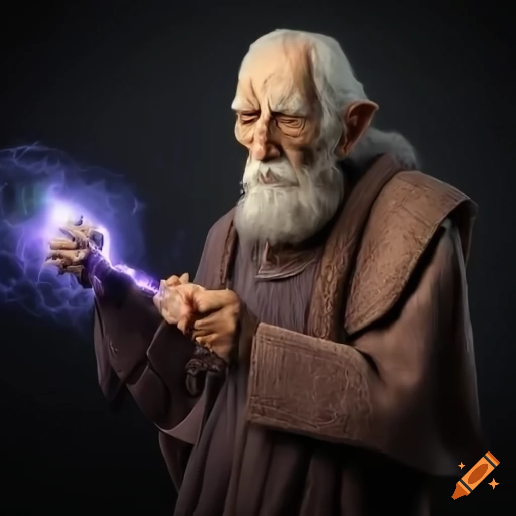 Hyper realistic depiction of a mage casting lightning spell on Craiyon