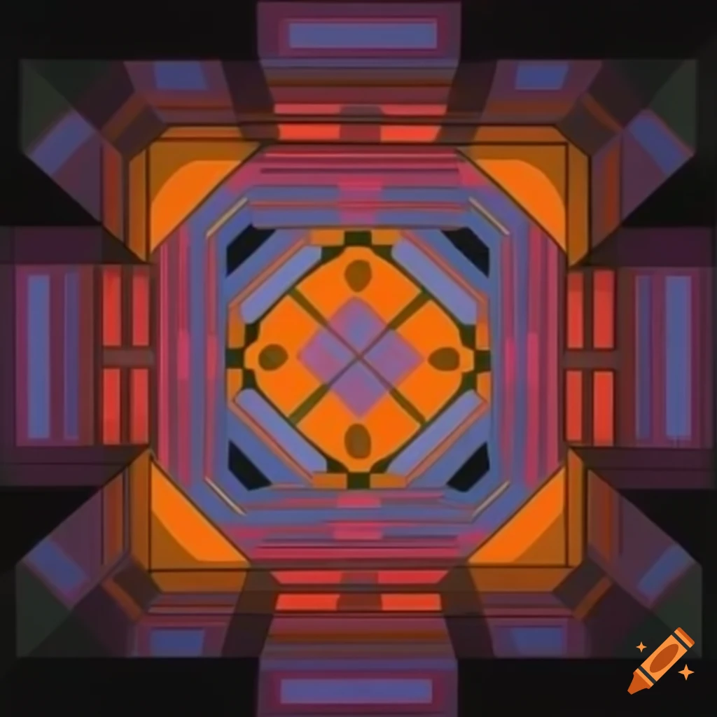 Geometric paradoxical surreal illusions in colors and architectures by ...