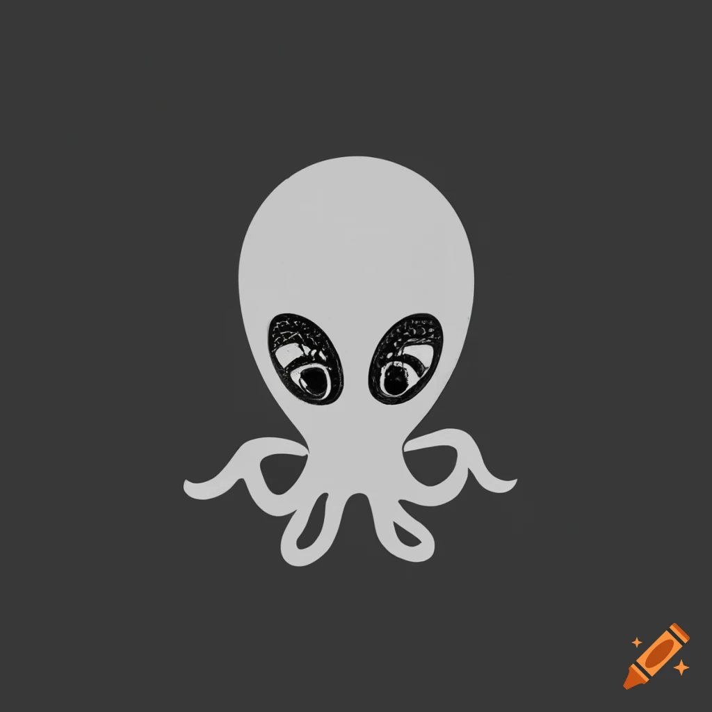 Logo of an alien octopus on Craiyon