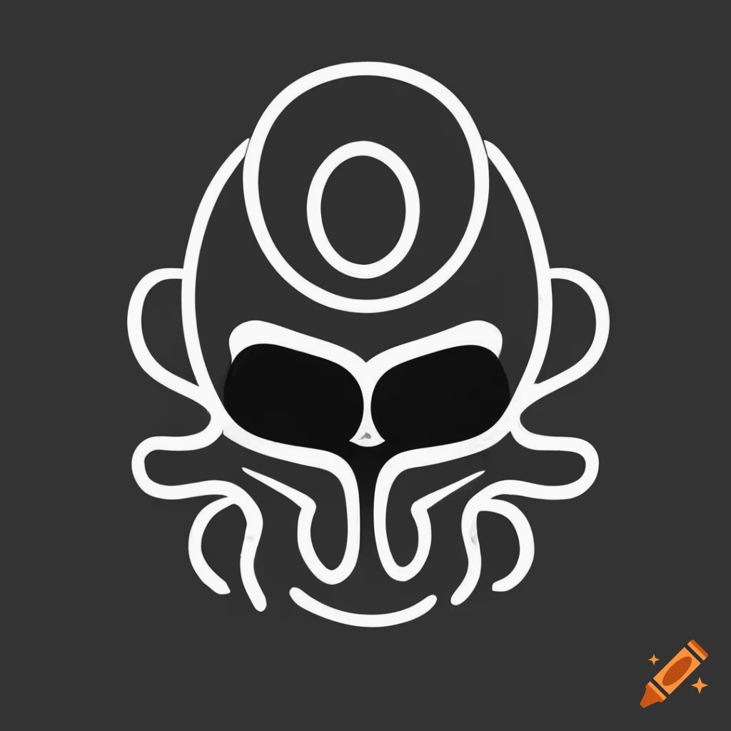 Logo of an alien octopus on Craiyon