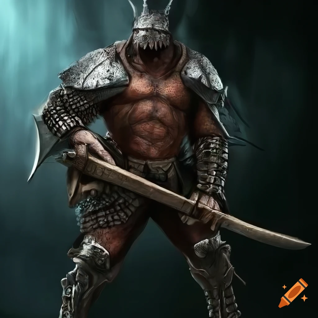 Hyper realistic artwork of an armored beast with an armadillo head and ...