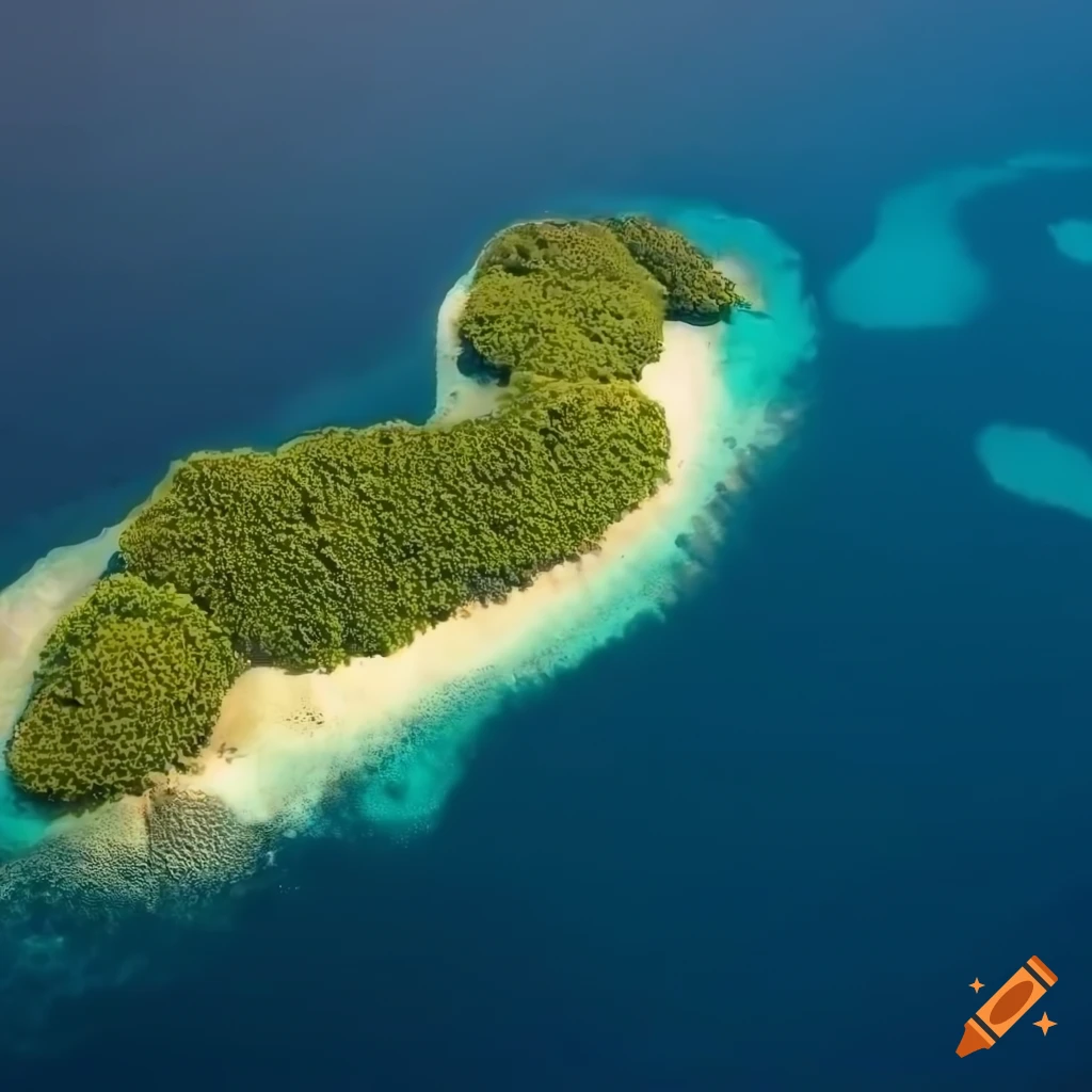 Island view on Craiyon