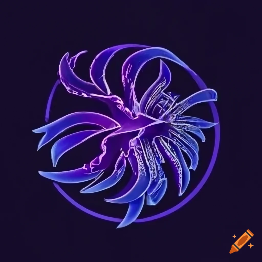 Purple blue glaucus logo