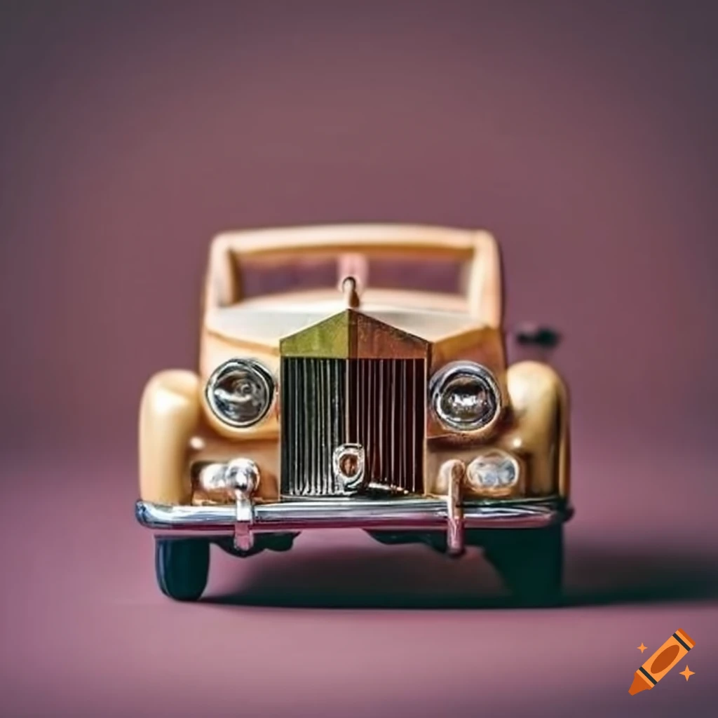 Vintage rolls-royce model toy car