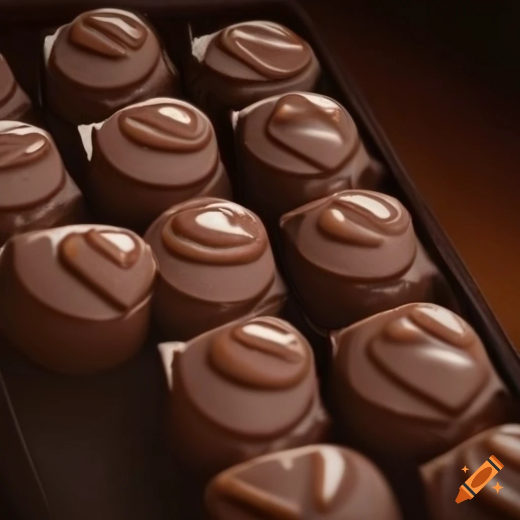 Chocolate-themed artwork collection on Craiyon