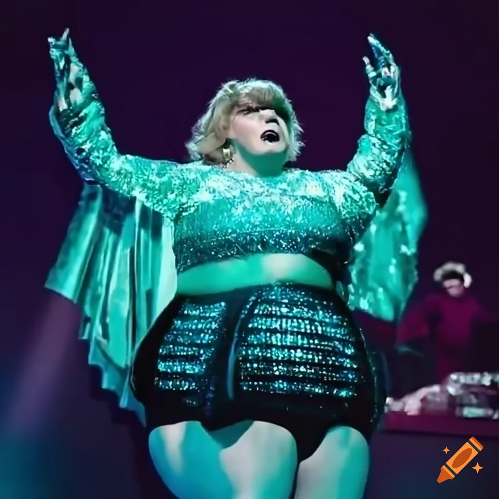 Satirical depiction of taylor swift in concert