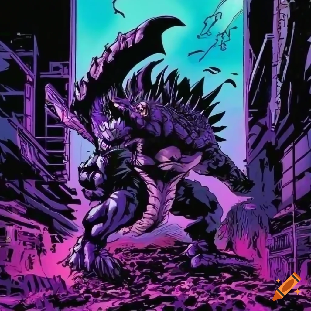 Kaiju images created on Craiyon