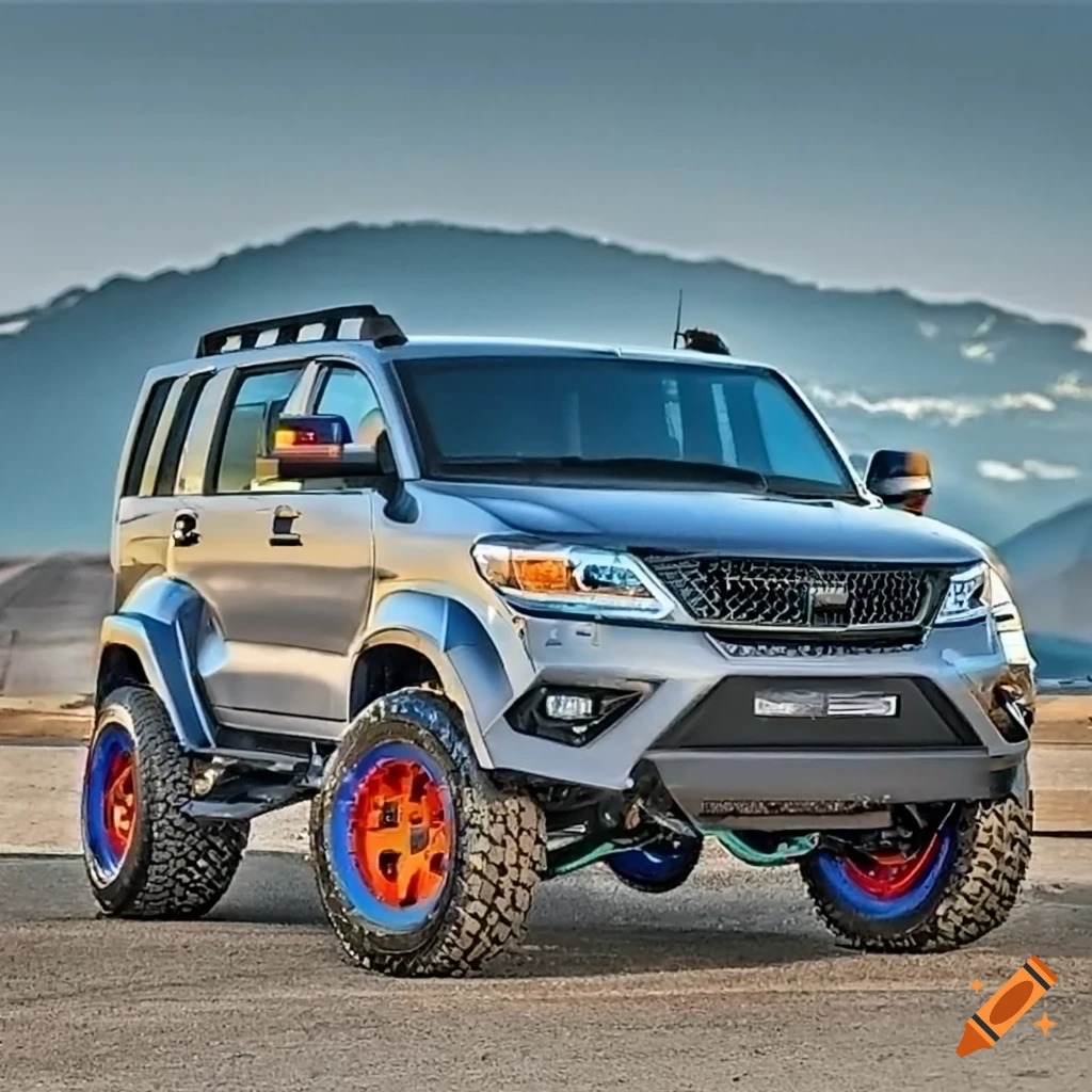 2016 uaz patriot diesel with custom modifications on Craiyon