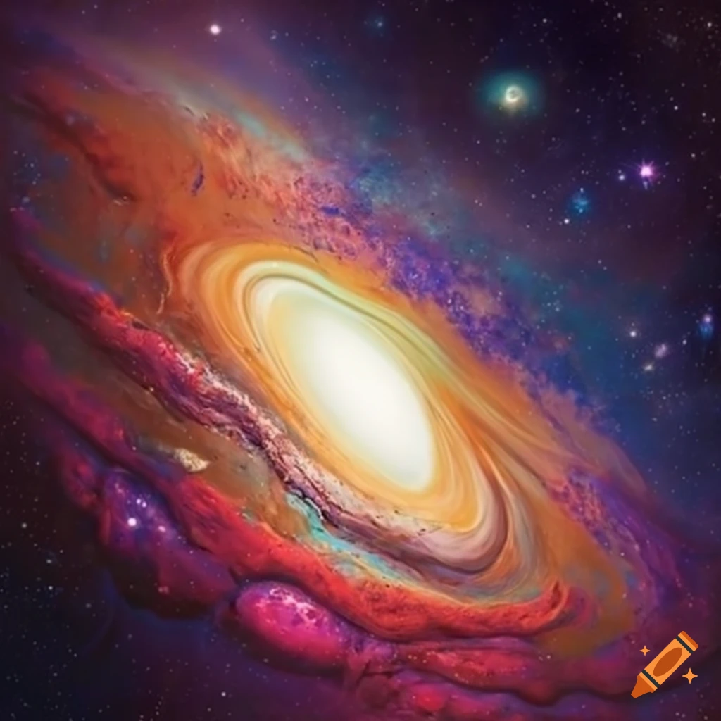 Stunning art of alien life in a distant galaxy