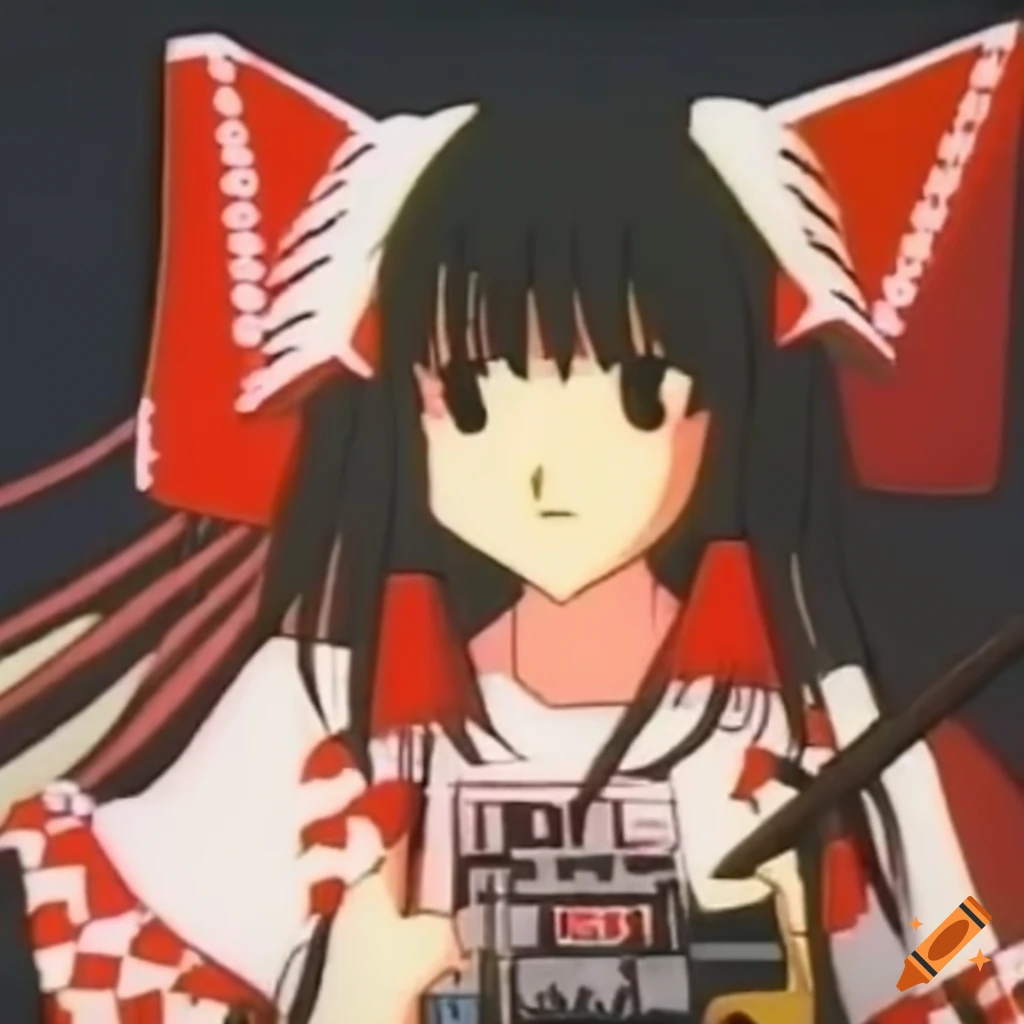 Retro anime character near woolworths on Craiyon