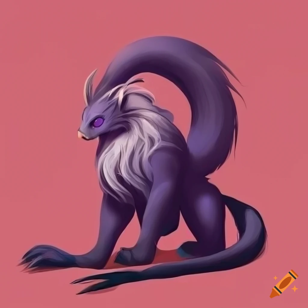 Art of an elegant and graceful hybrid mythical creature on Craiyon