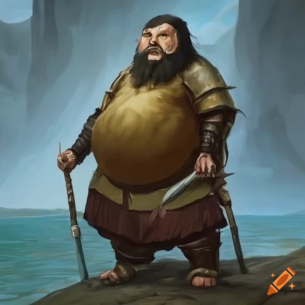 Fantasy illustration of an eastern Asian dwarf in Chinese armor on Craiyon