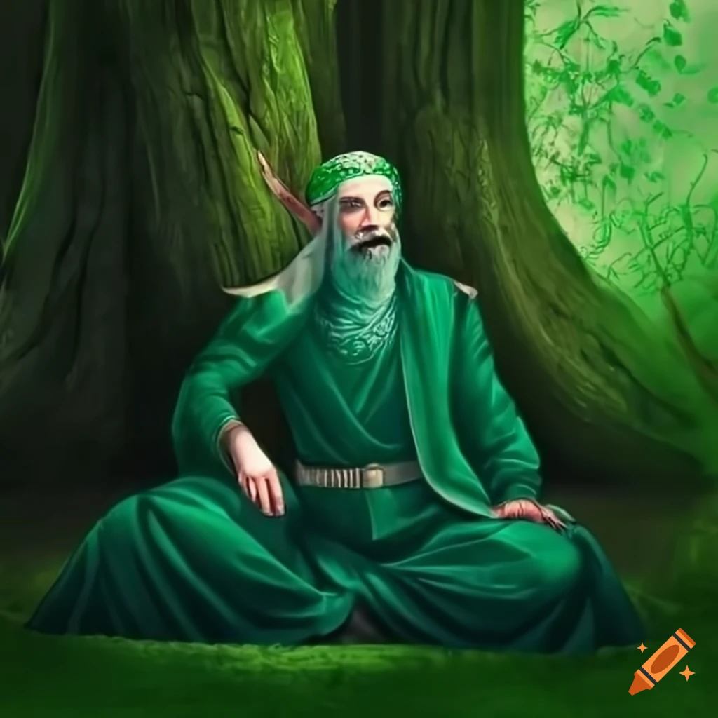 Pop style depiction of patron saint of marijuana on Craiyon