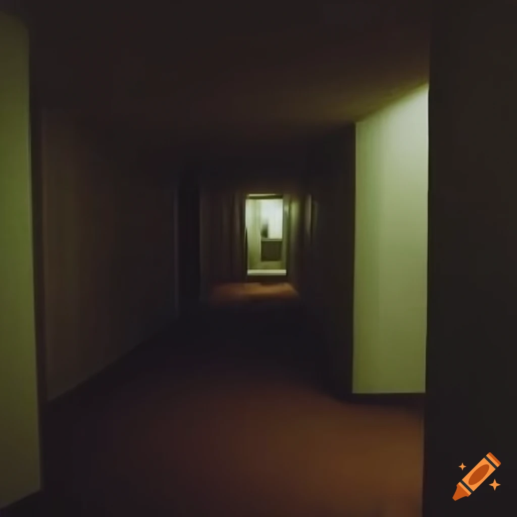 Image of a liminal room on Craiyon