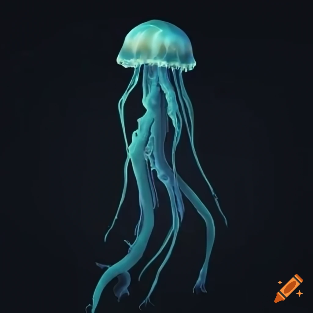 Steve harrington as a jellyfish monster on Craiyon