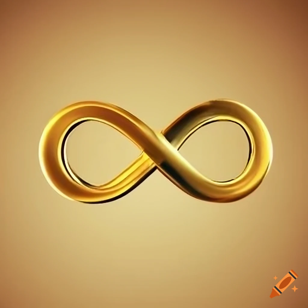 Gold Infinity Symbol